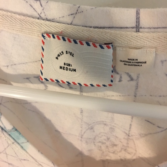 Anthropologie | Tops | Anthropologie Postmark Map Tee | Poshmark